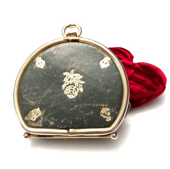 Vintage | Bags | Vintage Green Leather And Metal Coin Purse | Poshmark